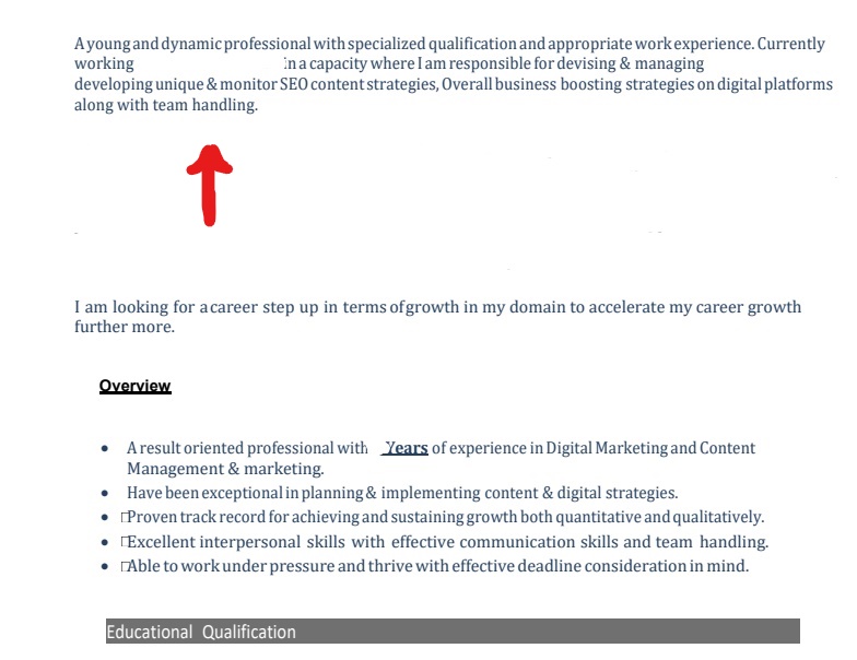 How To Write Objective For Resumes With Samples 