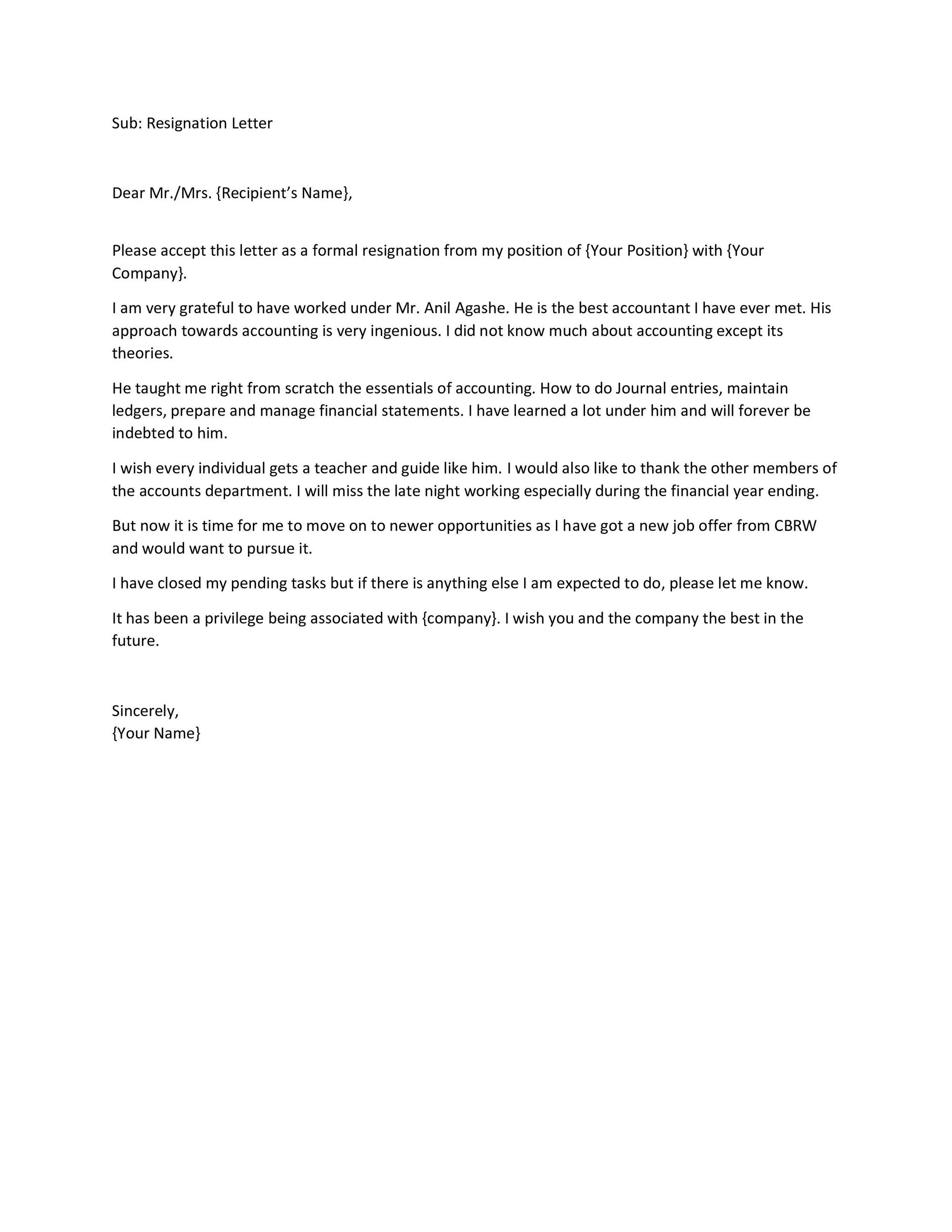 Writing A Resignation Letter: Format and 10+ Samples