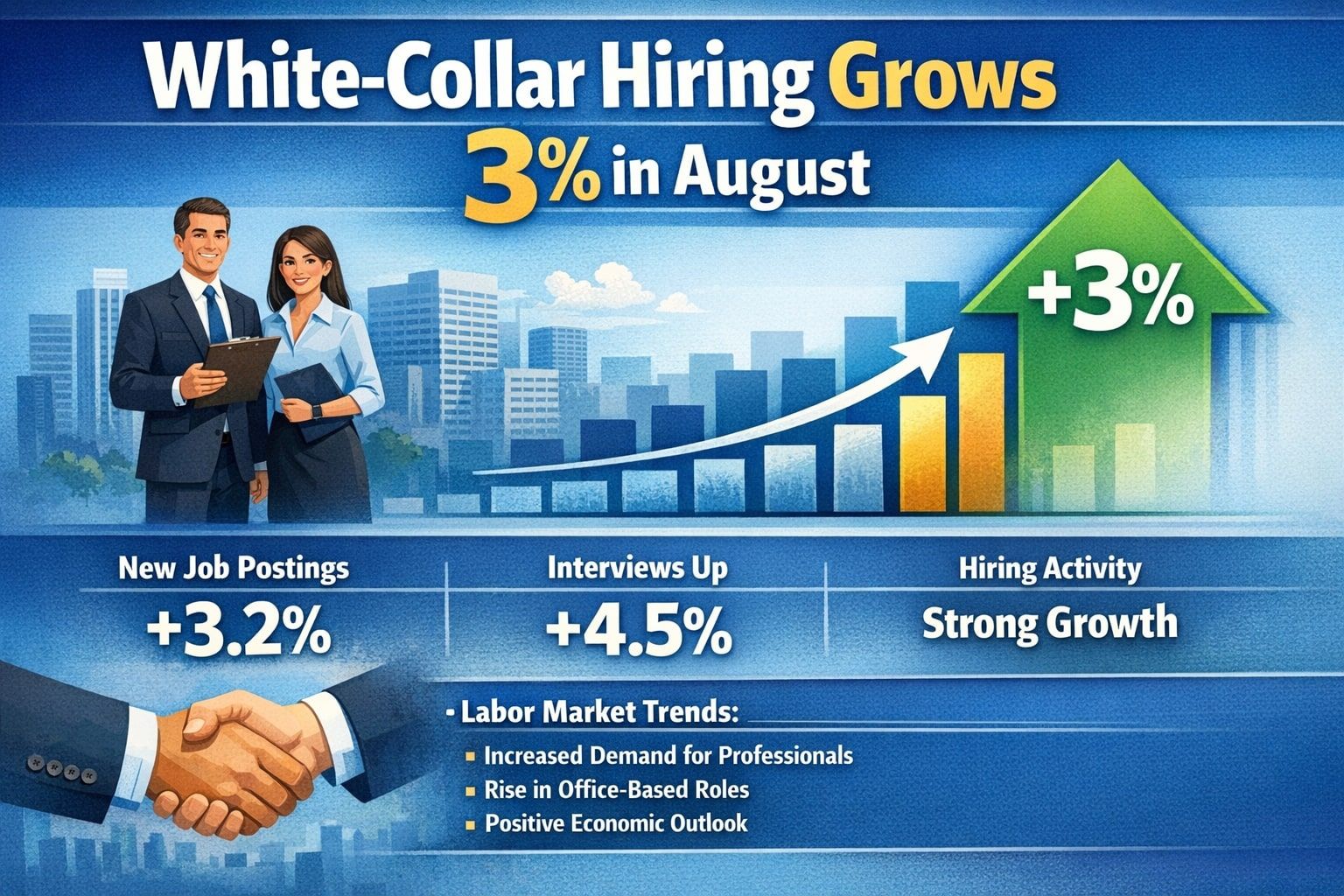 Naukri JobSpeak: White-Collar Hiring Grows 3% in August; AI-ML Roles ...