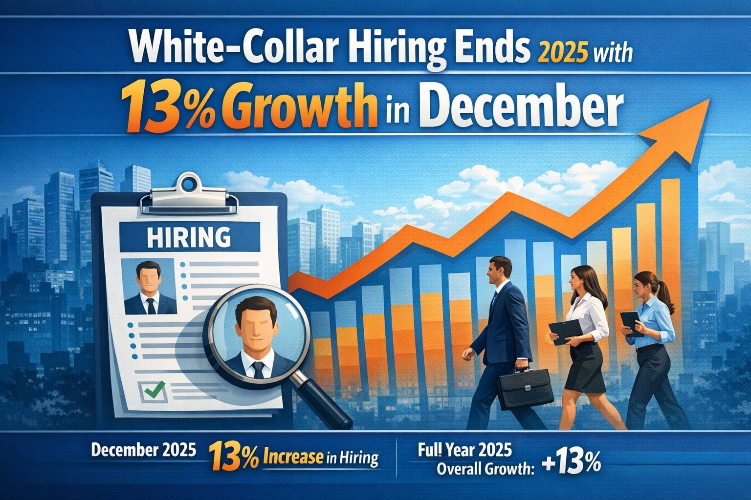 Naukri JobSpeak: White-Collar Hiring Ends 2025 with 13% Growth in ...