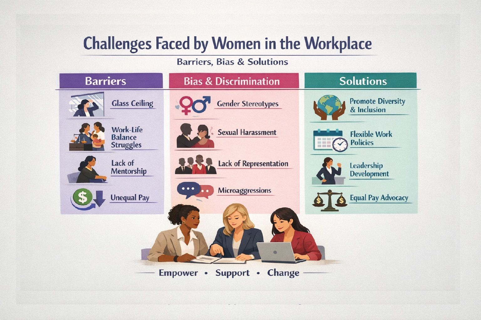 Challenges Faced by Women in the Workplace | Barriers & Solutions