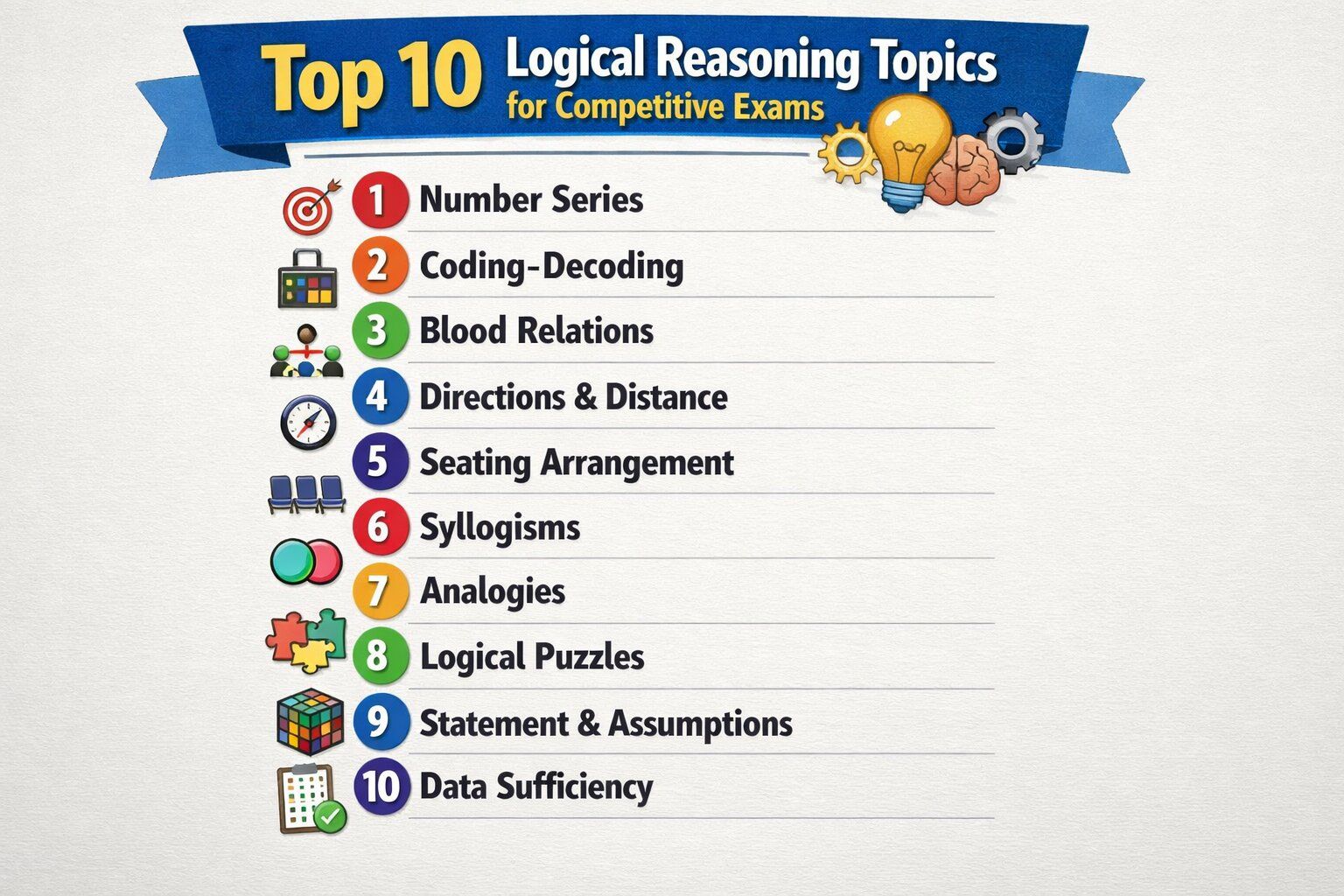 Top 10 Logical Reasoning Topics for Exams & Interviews (With Questions ...