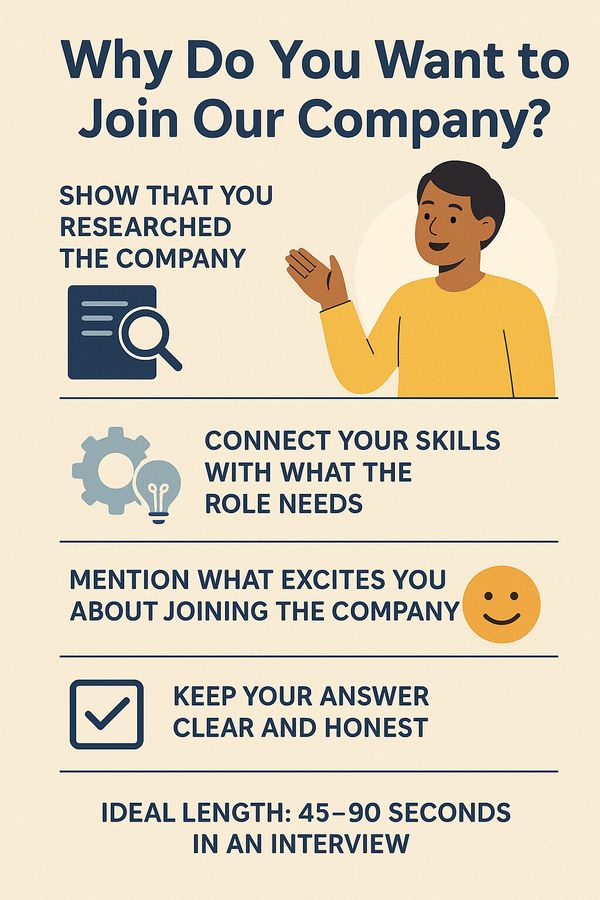 How to Answer "Why Do You Want to Join Our Company?" (With Sample Answers)