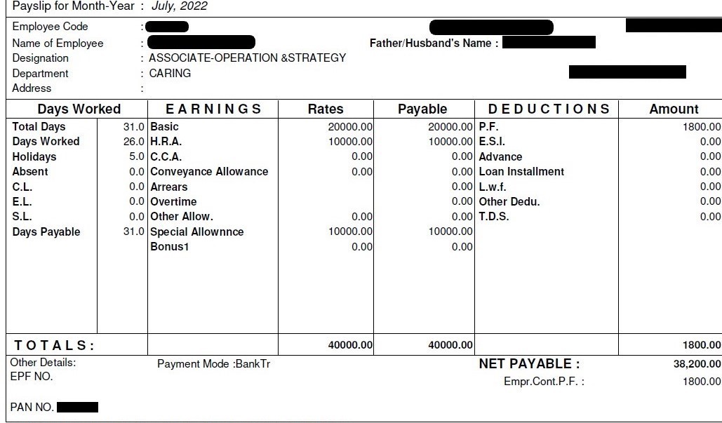 How to Calculate Salary Structure for Freshers