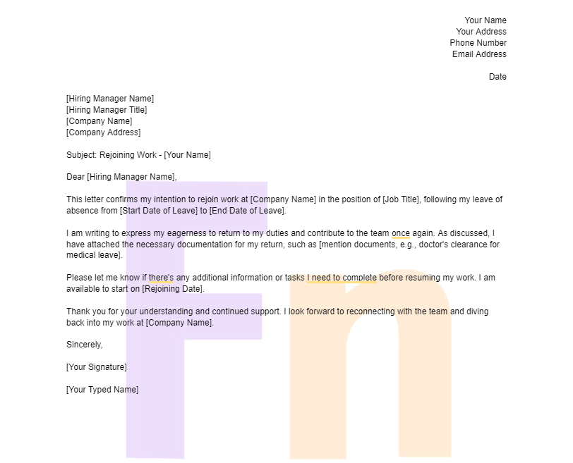 How to Write a Joining Letter? - Samples, Formats and Tips