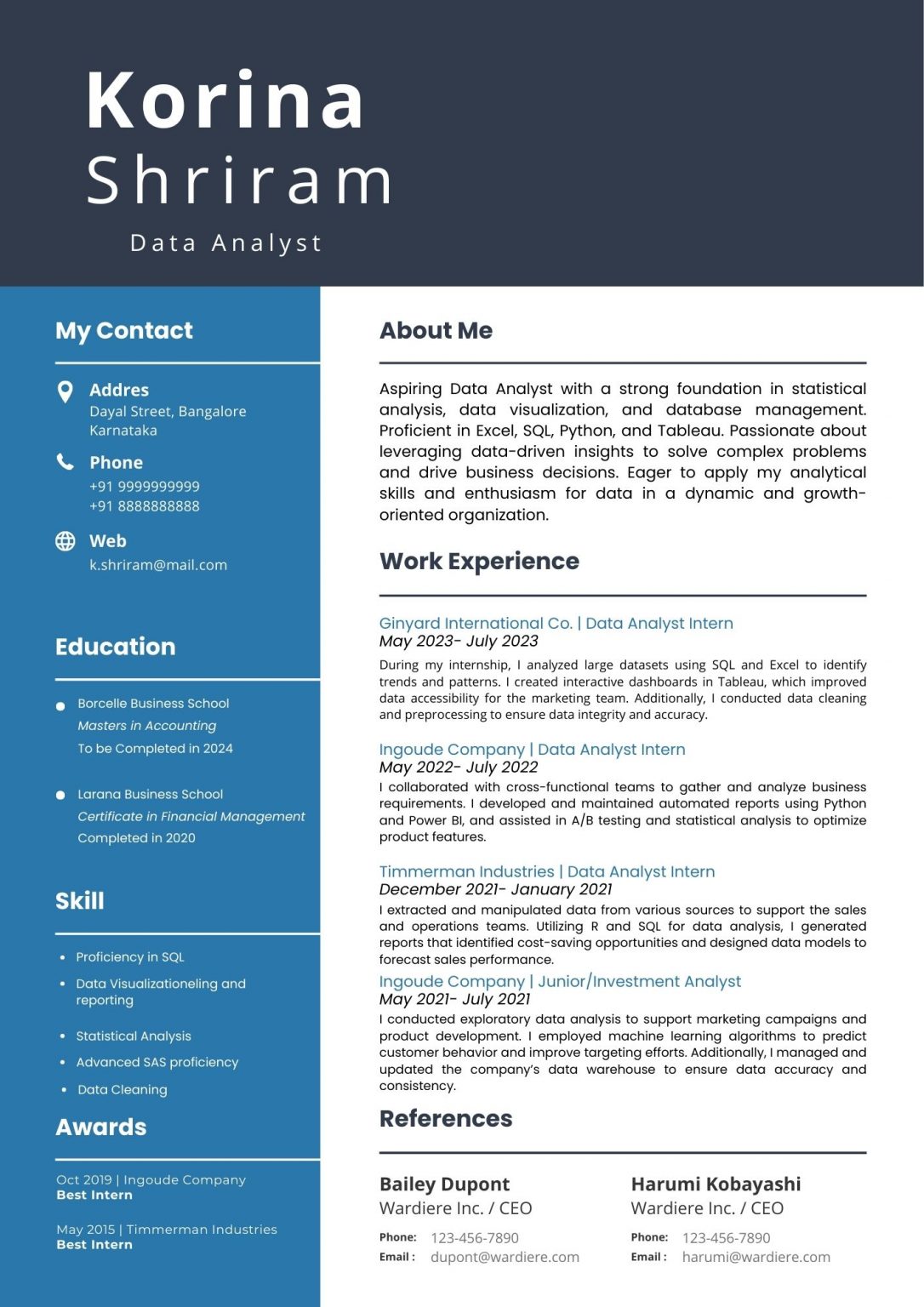 Data Analyst Resume for Freshers: Step-by-Step Guide & Tips