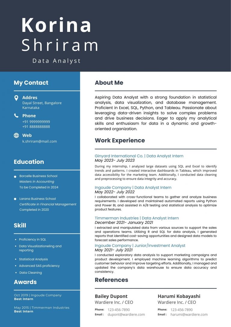 Data Analyst Resume for Freshers: Step-by-Step Guide & Tips