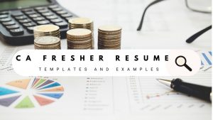 CA Fresher Resume: Format, CV of Chartered Accountant
